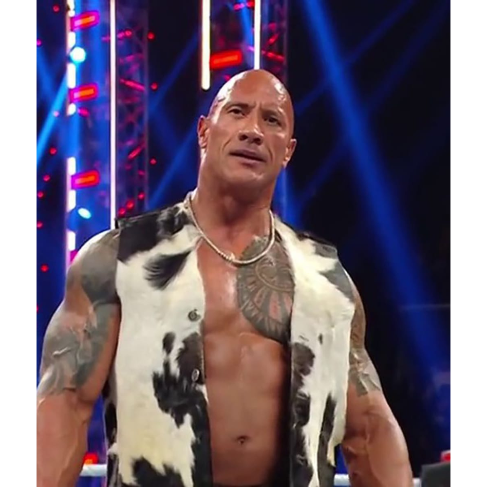 WWE Raw 2024 Dwayne Johnson Vest – Pious Leather