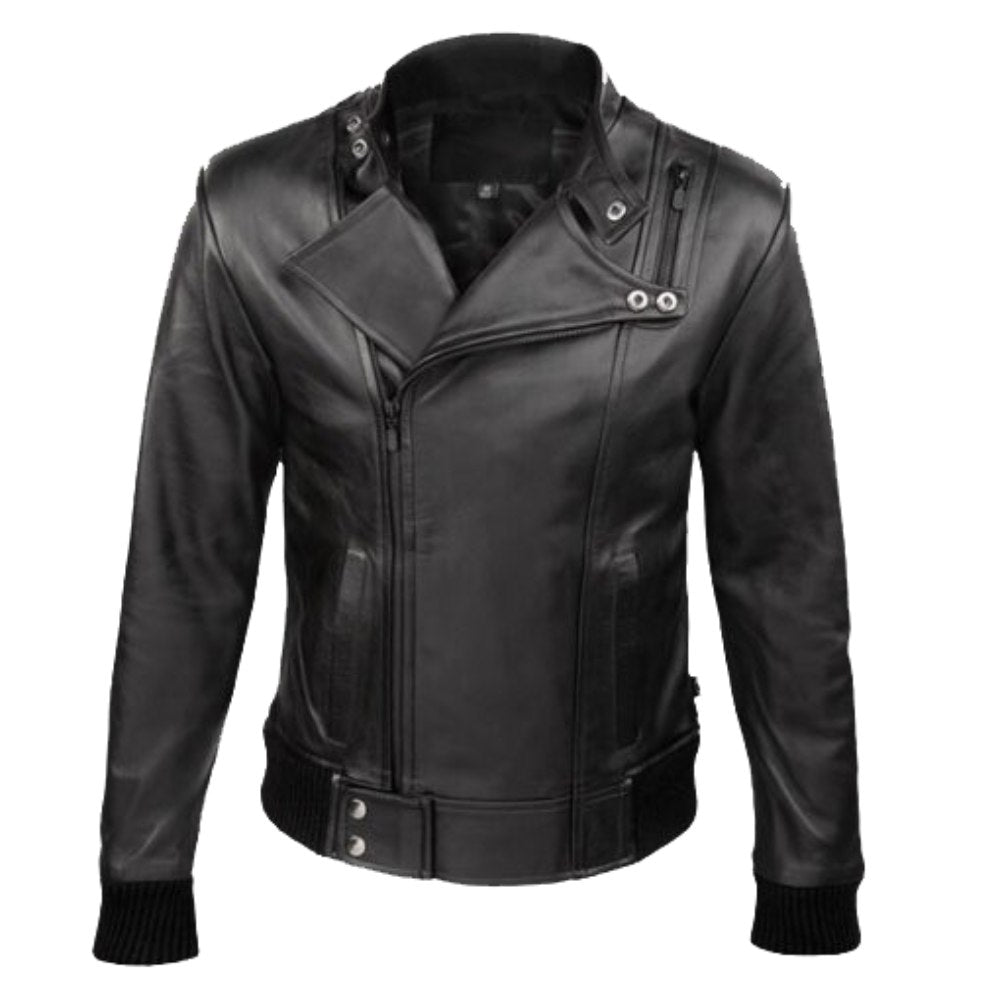 Black Ghost Rider Jacket | Iconic Biker Style - Pious Leather