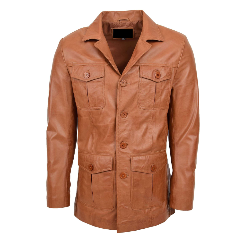 Brown Trailblazer Leather Jacket | Pious Leathers